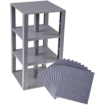 Amazon.com: Strictly Briks Classic Stackable Baseplates 6" x 6" Brik ...