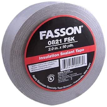 Avery Dennison Fasson 0821 UL 723 Foil Scrim Kraft Insulation Sealant ...