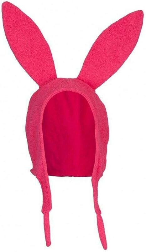 Springcmy Louise Rabbit Ear Hat Burgers Beanie Cosplay Costume ...
