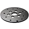 Rockler Guide Bushing Router Plate - Router Plate Features 1-1/4 ...