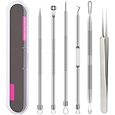 Amazon.com: Blackhead Remover Pimple Popper Tool Kit, 6-in-1 Blackhead ...