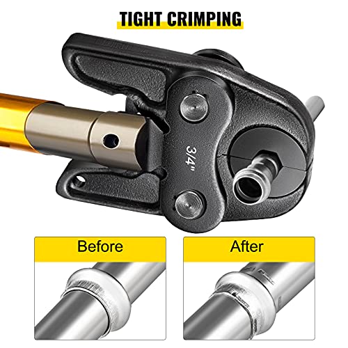 VEVOR Compact Propress Jaw 1/2" 3/4" 1" Propress Compact Press Jaw 40 ...