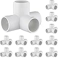 Amazon.com: 4 Way PVC Fittings 3/4 Inch[12 Pack ], Furniture Grade Pipe ...