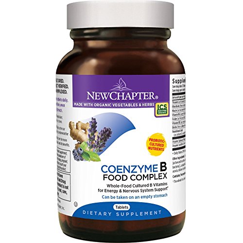 New Chapter Coenzyme B Food, Vitamin B Complex with Organic Non-GMO ...