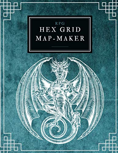 Buy RPG Hex Grid -Maker (LARGE): 200 pages of hex-grid paper to build ...