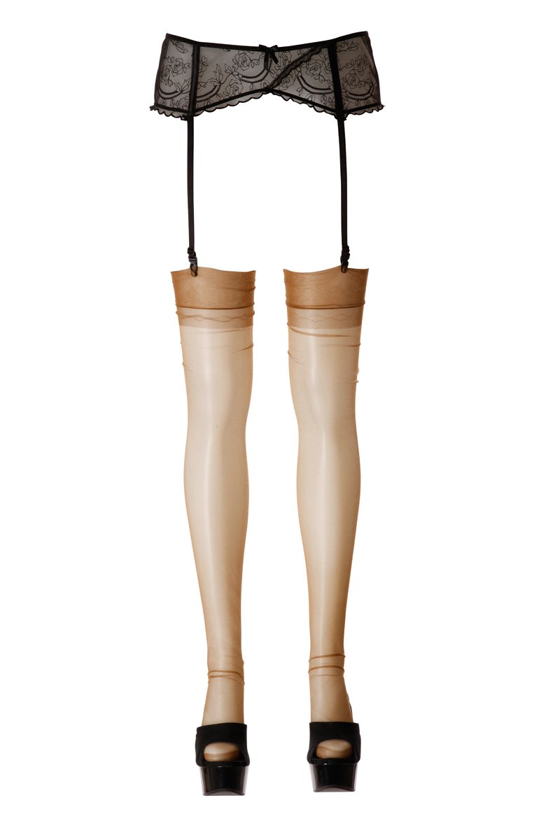 Cottelli Collection Nylons haut 4, hautfarben, L: Amazon.de: Drogerie ...