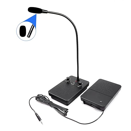 Window Intercom Dual Way Intercommunication Microphone Talk Through ...