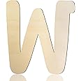 Amazon.com: Wooden Letters 8 Inch Wood Letter W 1/5 Inch Thick Cutouts ...