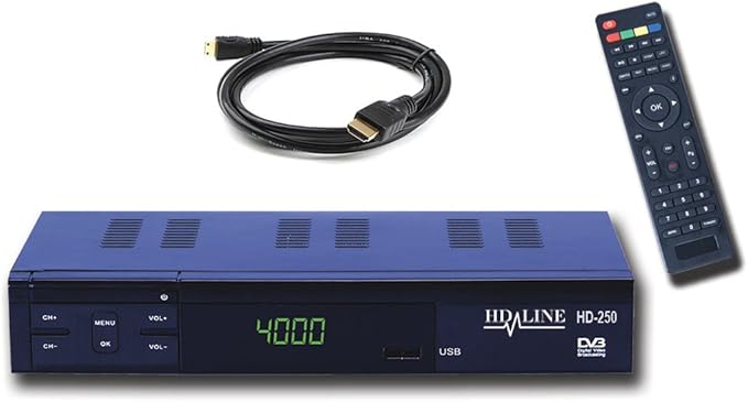 HD-LINE HD-250 Démodulateur Récepteur Satellite HDMI et PERITEL !! FTA ...