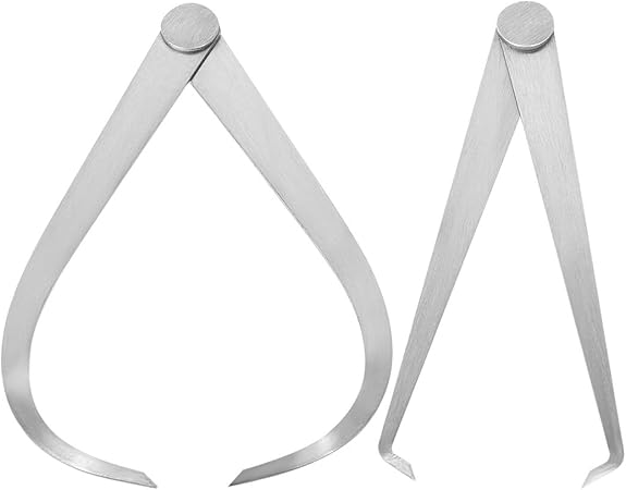 sourcing map 300mm 12-inch Inside Outside Caliper Stainless Steel Firm ...