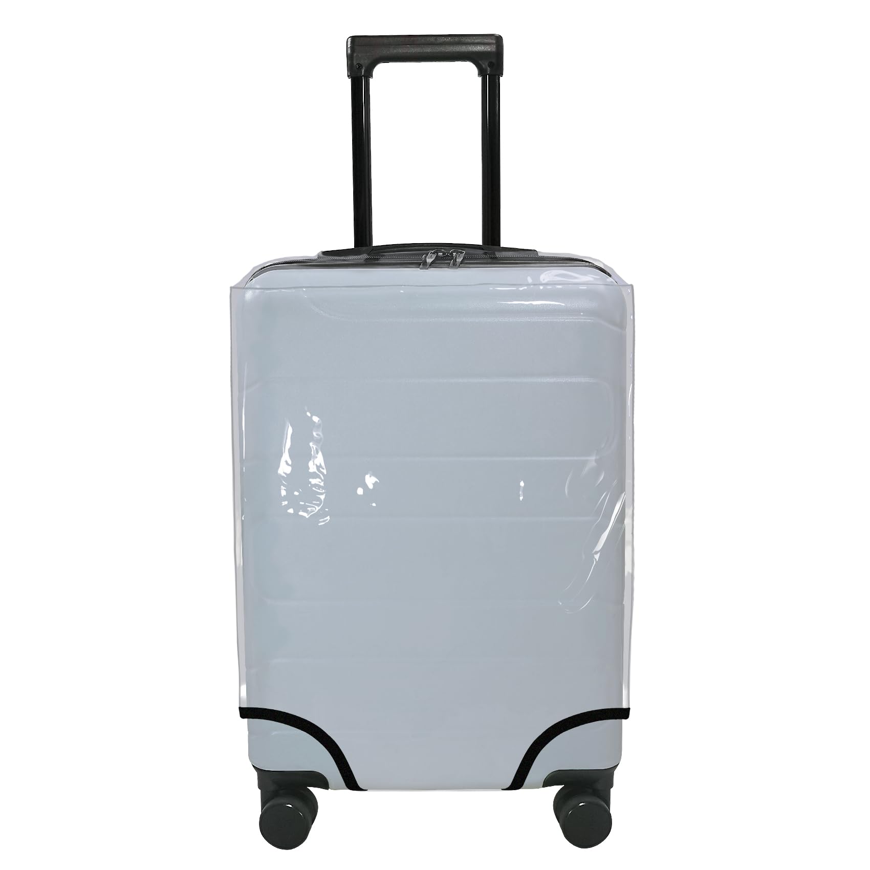 HYPER VENTURE Clear PVC Luggage Cover Full Transparent Suitcase ...