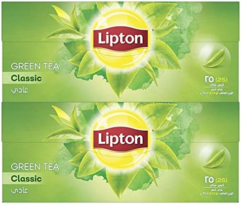 Lipton Green Tea Classic, 25 Teabags Pack of 2 price in UAE | Amazon ...