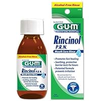 Amazon.com: GUM Rincinol P.R.N. Mouth Sore Rinse - 4 fl oz, Pack of 3 ...