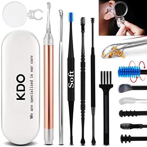 Ear Pick, Ear Wax Removal Tool Ear Cleaner Lighted Ear Wax Remover Kit ...