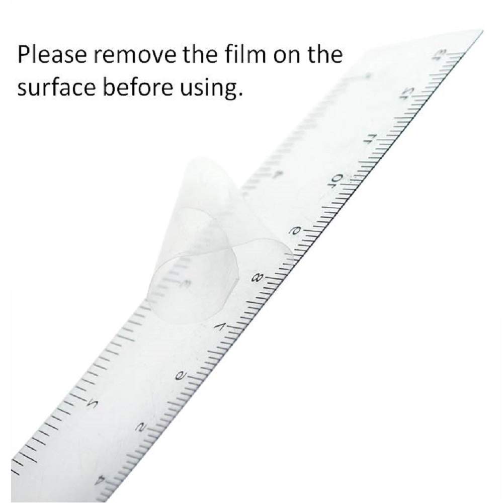 (Pack of 10) Aspire Plastic Ruler Bookmarks, Measuring Tool, Flexible ...