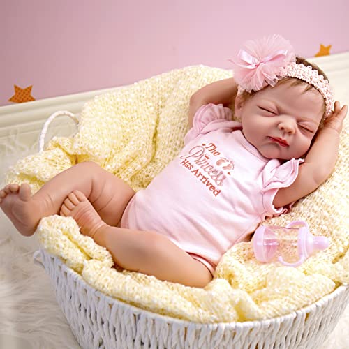 Aori Lifelike Reborn Baby Dolls 22 Inch Baby Soft Body Realistic ...