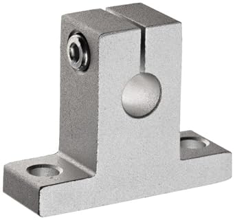 Linear Motion 8 mm Shaft Support Block, Aluminum, Metric: Linear Ball ...