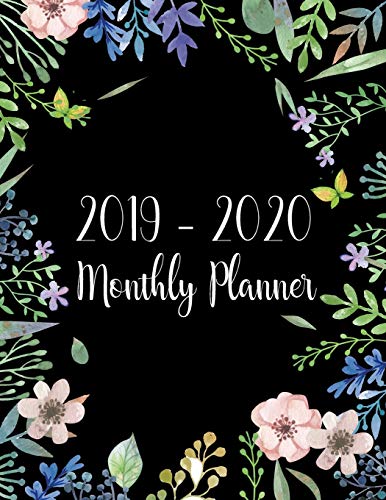 2019-2020 Monthly Planner: Two Year - Monthly Calendar Planner | 24 ...