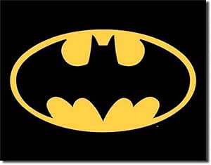 Amazon.com: Desperate Batman Logo Bat Signal Bat Cave Tin Collectible ...