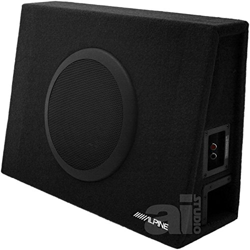 Buy Alpine 10 Inch 1000 Watt Loaded Ported Truck Subwoofer Enclosure ...