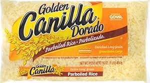 Amazon.com : Goya Foods Golden Canilla Long Grain Parboiled Rice, 16 oz ...