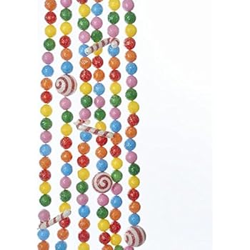 Amazon.com: Kurt Adler H1896 Multi-Color Gum Drop Garland, 8 Foot: Home ...
