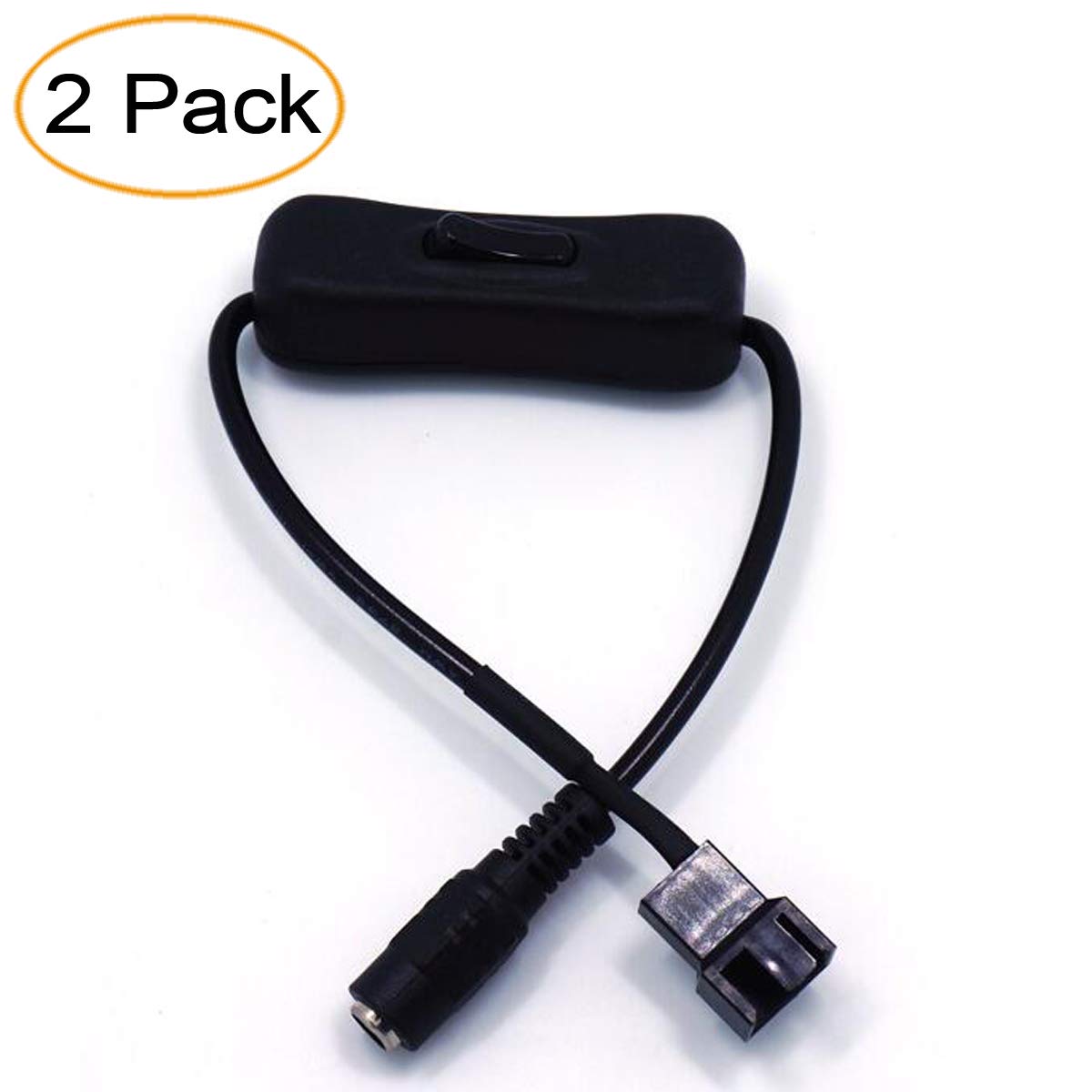 해외직구전문 쇼핑365 DC Power Supply Plug to 3/4-Pin PC Fan Power Adapter Cable ...