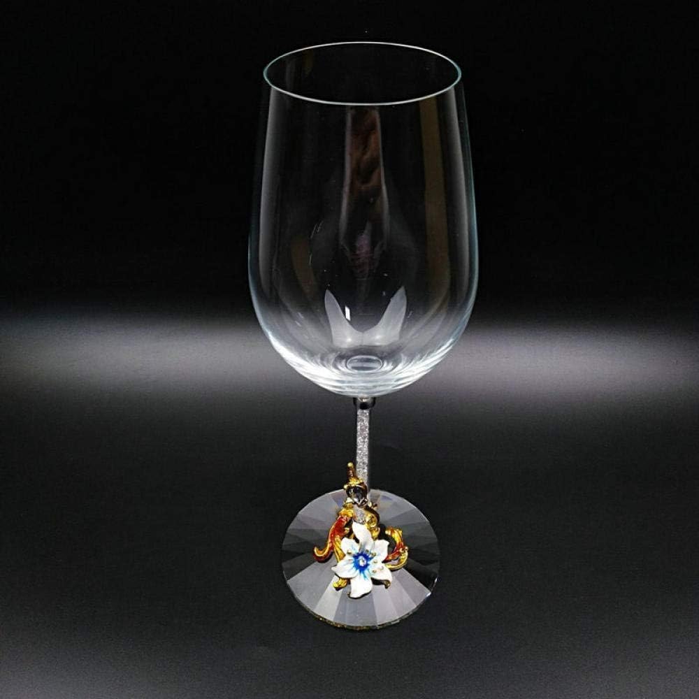 Copa de vino de cristal esmaltado, copa de vino sin plomo, copas ...