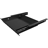 Amazon.com: Gaxomo Large Under Desk Mounted Sliding Drawer with Bamboo ...