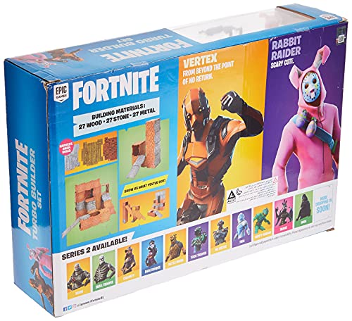 Fortnite Turbo Builder Set 2 Figure Pack, Rabbit Raider & Vertex ...