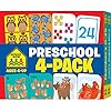 School Zone - Preschool 4-Pack Flash Cards - Ages 4+, Colors, Shapes ...