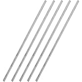 Amazon.com: uxcell 6mm x 300mm 304 Stainless Steel Solid Round Rod for DIY Craft - 5pcs ...