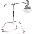 Amazon.com : NEEWER Stainless Steel Heavy Duty C Stand with Swivel ...