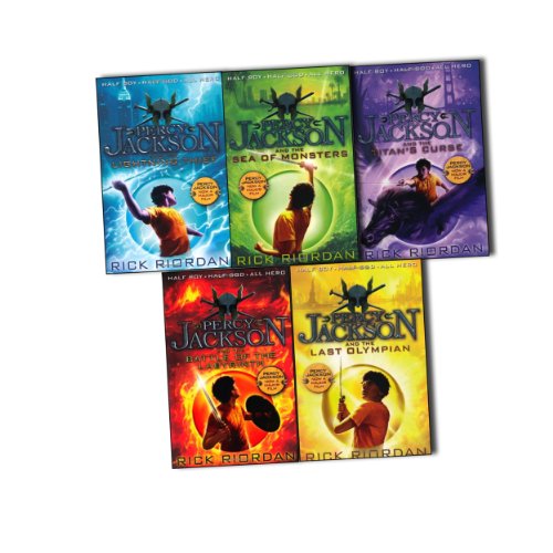 Buy Percy Jackson Rick Riordan 5 Books Collection Pack Set(Percy ...