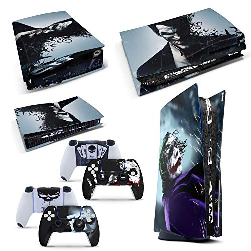 PS5 Disk Console Dark Joker from Batman Skin Decal Sticker + 2 ...
