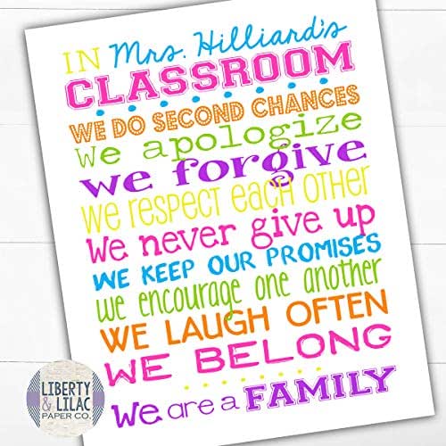 Amazon.com: In This Classroom - TEACHER GIFT - A Teacher's Promise to ...