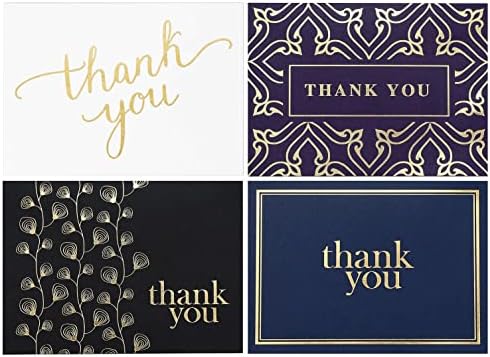 Spark Ink Thank You Notes- Blank Note Cards with Envelopes Perfect ...