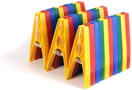 30 SUPER GRIP EXTRA STRONG WASHING LINE PEG PEGS: Amazon.co.uk: Kitchen ...