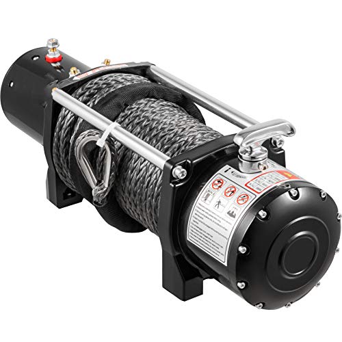 VEVOR ATV UTV Winch Kit Truck Winch 13000LBS 12V Electric Winch with ...