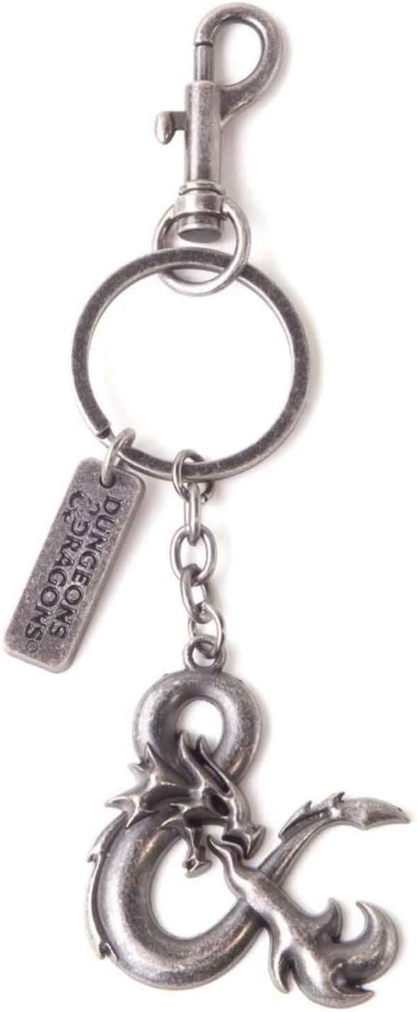Hasbro – Dungeons & Dragons – Logo Metal Keychain – BigaMart