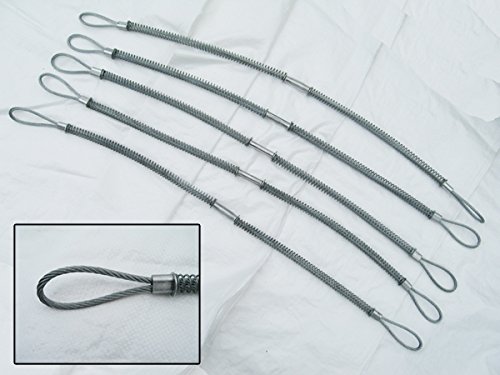 x5 Small Whip Checks - Hose Safety Cable Choker Compressed Air ...