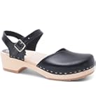 Amazon.com | Sandgrens Swedish Wooden High Heel Clog Sandals for Women ...