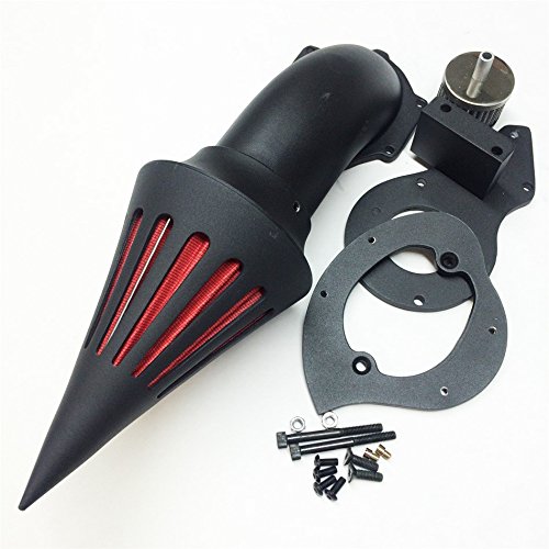 AfterMokit Cone Spike Air Cleaner Intake with Red Filter for Honda ...