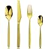 Amazon.com | Cambridge Silversmiths Conversation Gold/Satin 20-Piece ...