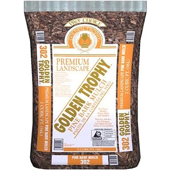 Amazon.com : OHIO MULCH 332NA 2CUFT Golden Trophy Pine Bark Nuggets ...
