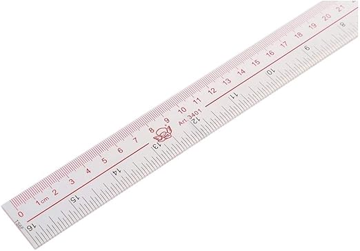 Plastic Straight Edge Ruler Measure Ruler Scale Measuring Tool for Home ...