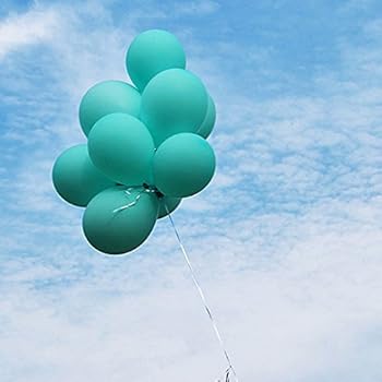 Amazon.com: UTOPP 12 in Aqua Blue Balloons Turquoise Thick Latex ...