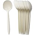 Amazon.com: GreenWorks Eco-Friendly Plant Starch Disposable Soup Spoons ...
