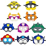 Amazon.com: 12 PCS Robot Paper Masks Robot Birthday Party Cosplay Masks ...
