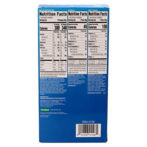 OREO Milkshake Kit Gift Set with OREO Cookies, Ceramic Milkshake glass ...